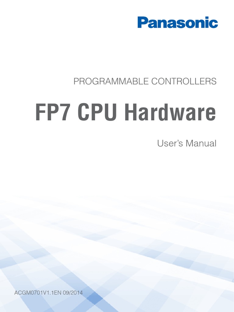 FP7 CPU Hardware: Programmable Controllers | PDF | Power Supply ...