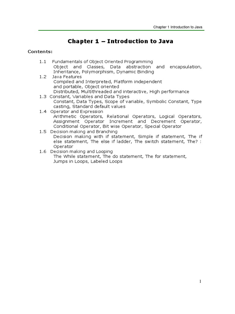Chapter1 Introductiontojava Pdf Pdf Java Programming Language 6919