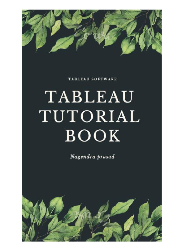 Tableau Tutorial | PDF | Comma Separated Values | Computer File