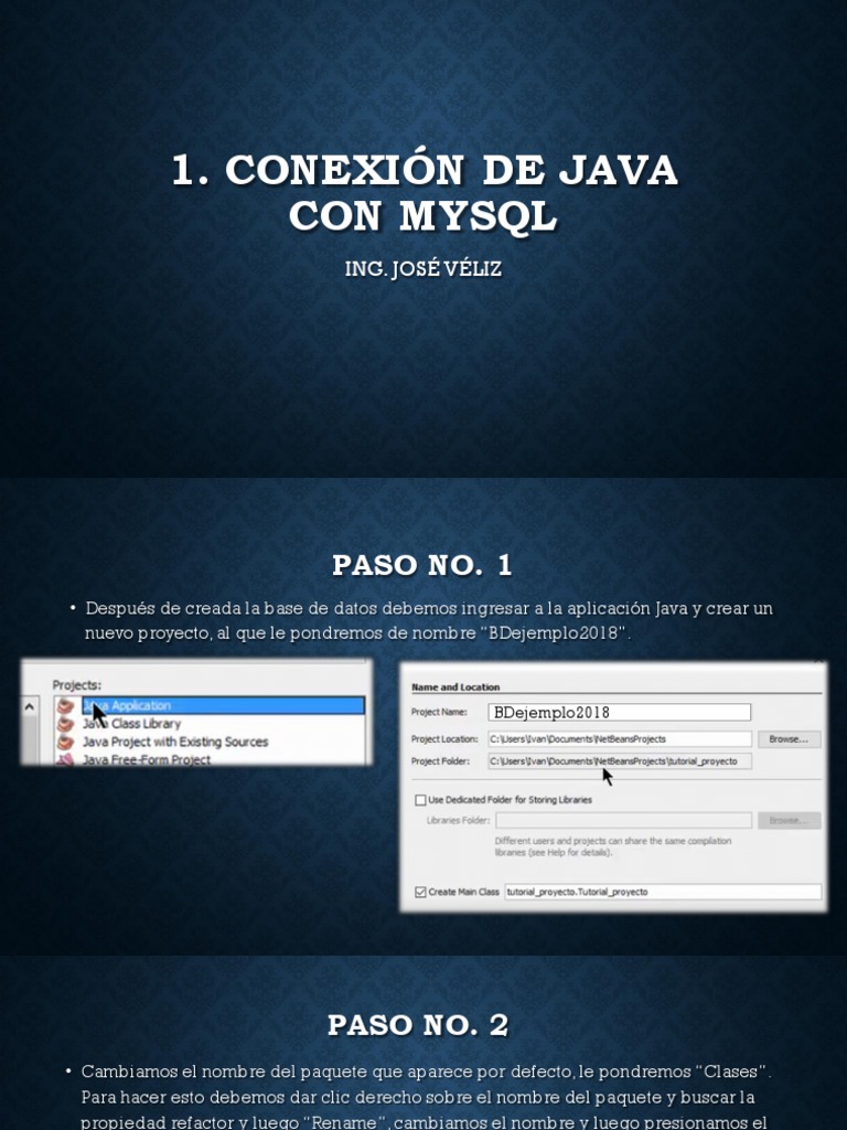 Conexión Java-MySQL: Guía Paso a Paso | PDF | Java (lenguaje de programación) | Bases de datos