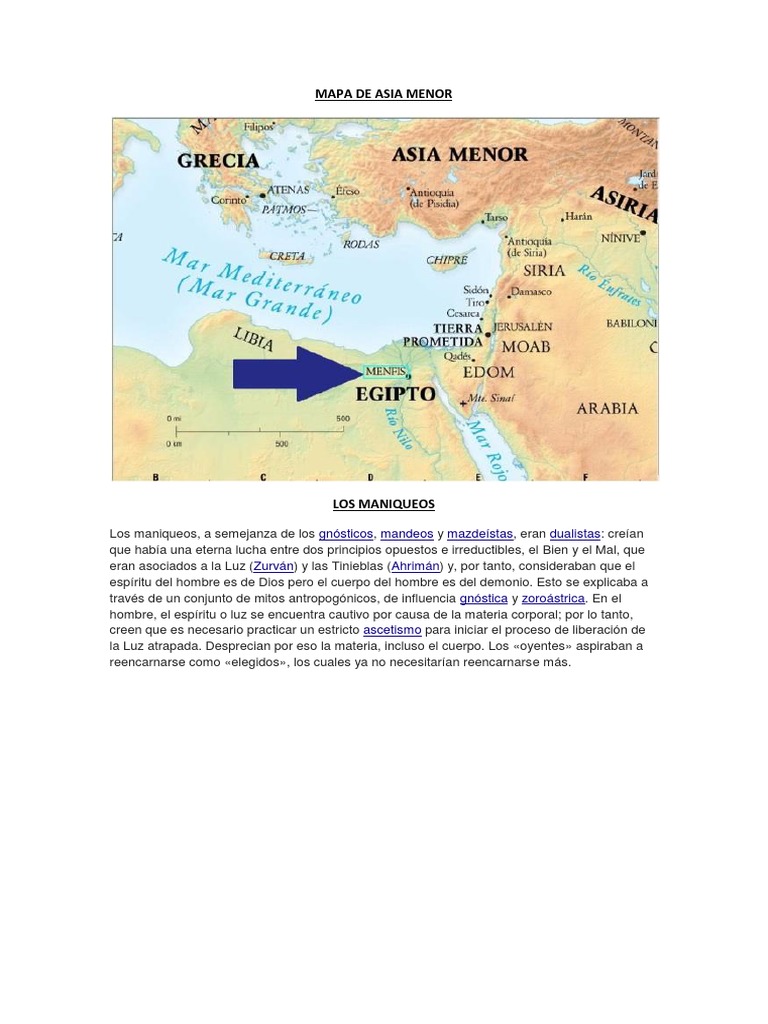 Mapa de Asia Menor | PDF