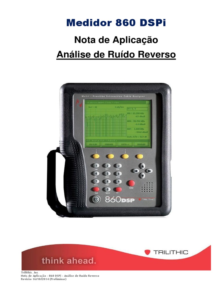 860 Dspi Analise Espectro Reverso | PDF | Barulho | Filtro passa-baixa