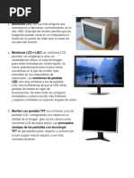 Monitor y Sus Partes | PDF