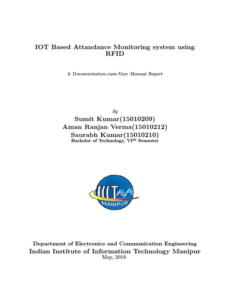 Attendance System Using Arduino | PDF | Radio Frequency Identification | Arduino