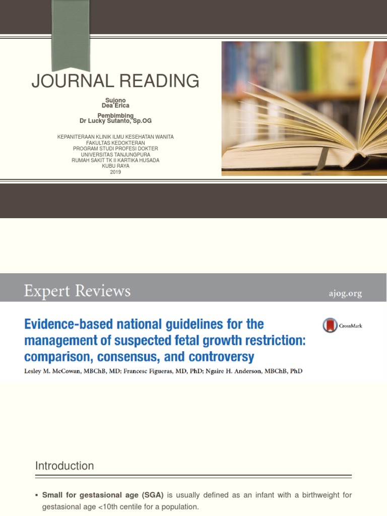 SGA and FGR Management Guidelines Review | PDF | Fetus | Childbirth