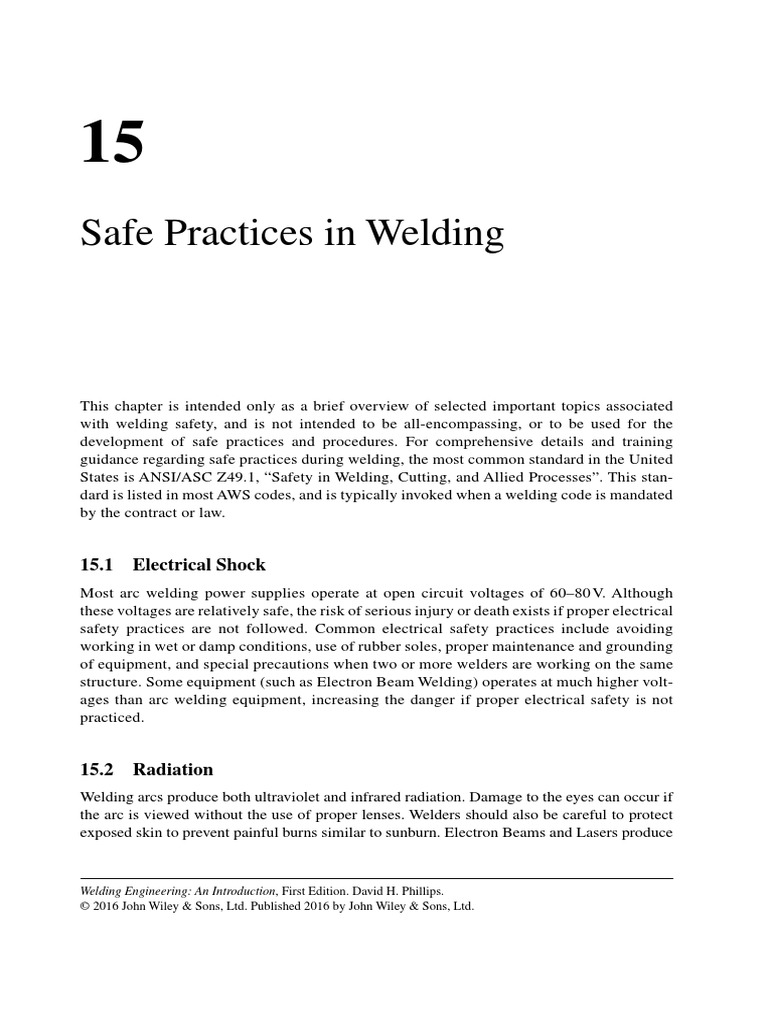 Safe Practices in Welding | PDF | Welding | Construction