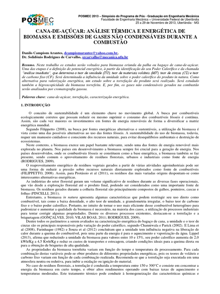 PIRÓLISE - GOLD - 7. Processo de Pirólise | PDF | Biomassa | Combustão