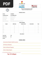 Class 12 Marksheet Template | PDF