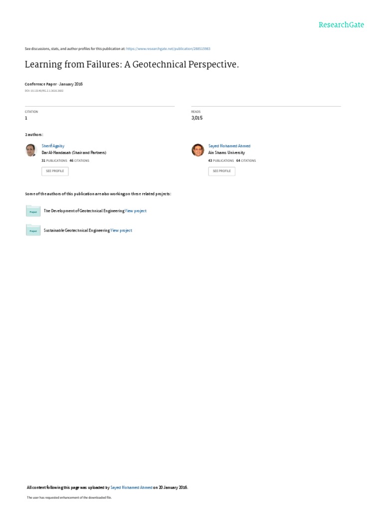 Geotechnical Failure | PDF | Geotechnical Engineering | Risk