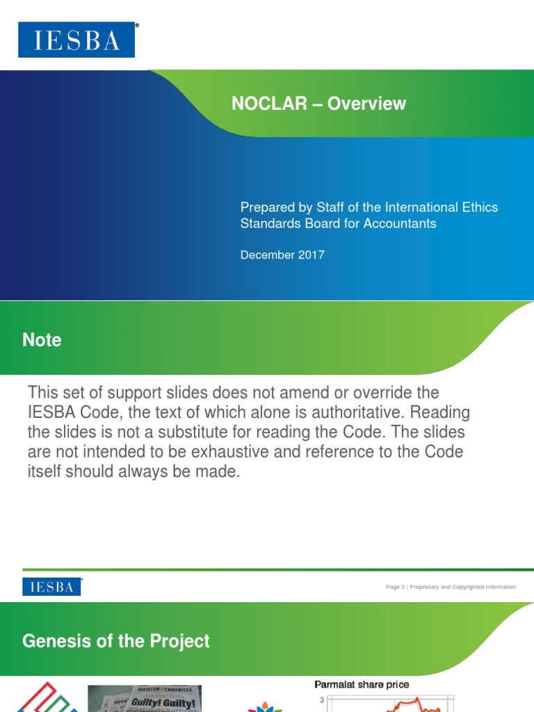 NOCLAR Overview | PDF | Trade Secret | Audit