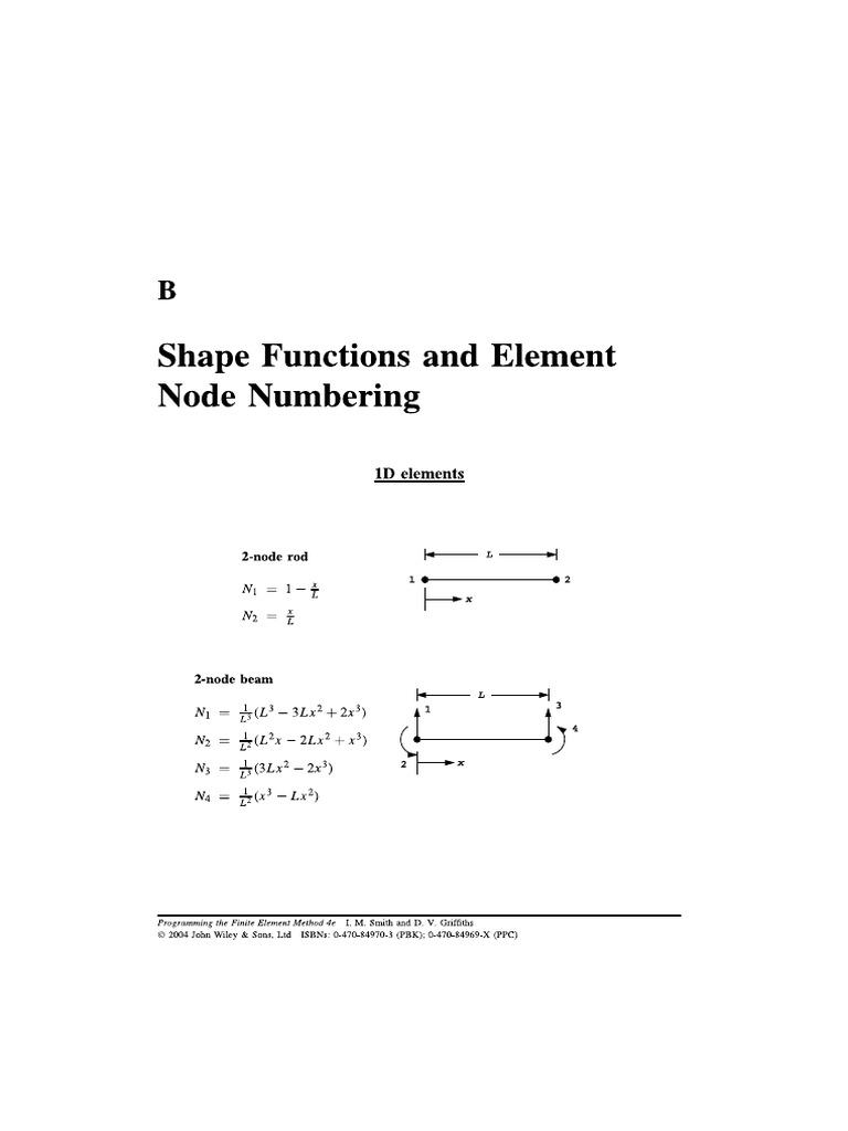 Ian M. Smith, Vaughan Griffiths-Programming The Finite Element Method, 4th Ed. (2004) | PDF