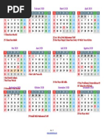 Kalender Suntikan KB 3 Bulan | PDF