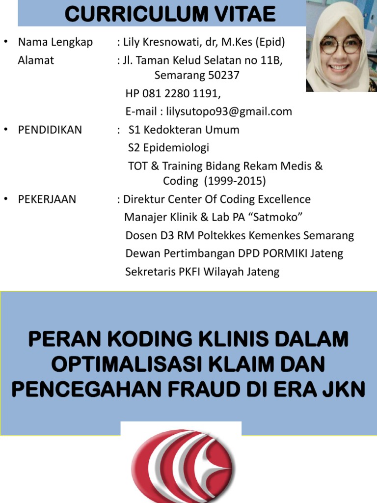 Peran Koding Klinis Dalam Optimalisasi Klaim | PDF