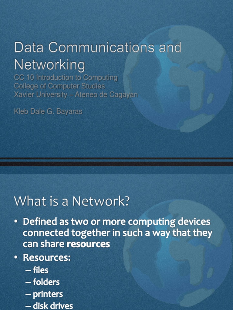 Introduction to Computer Networks | PDF | Computers