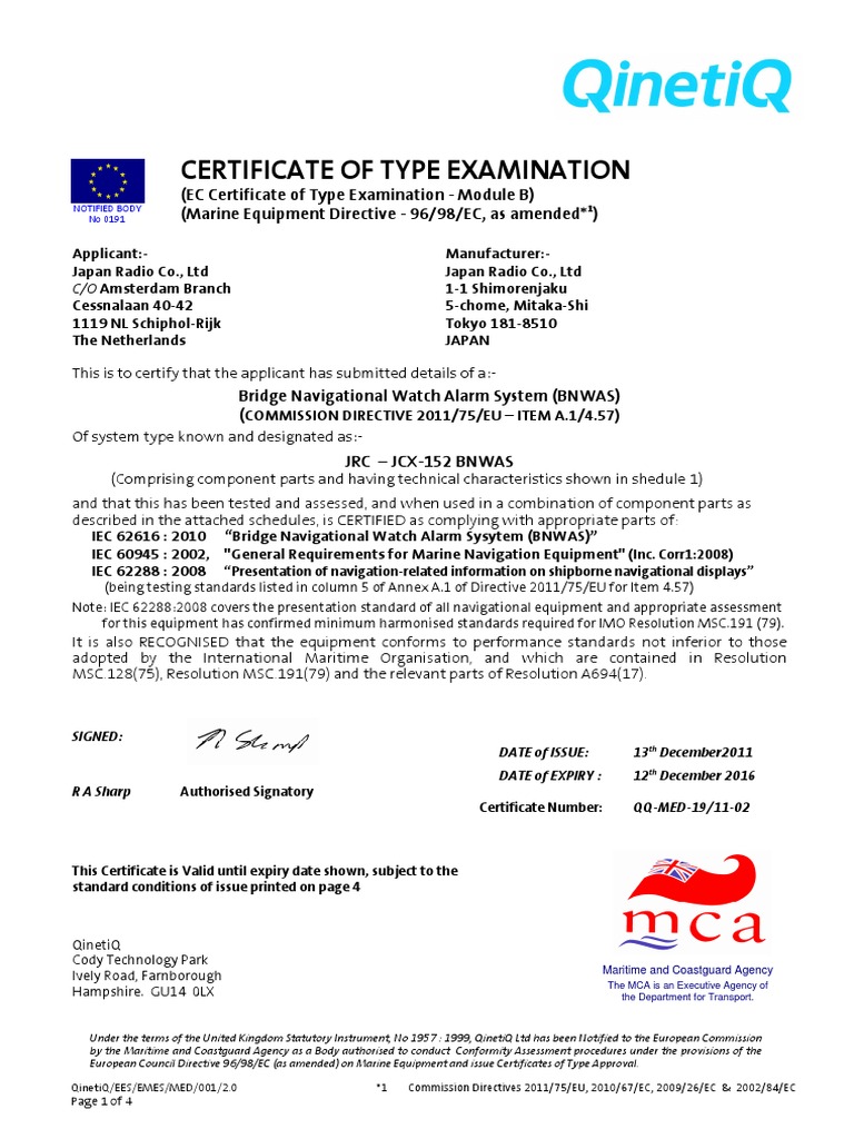 Installation Manual | PDF | Certification | Specification (Technical ...