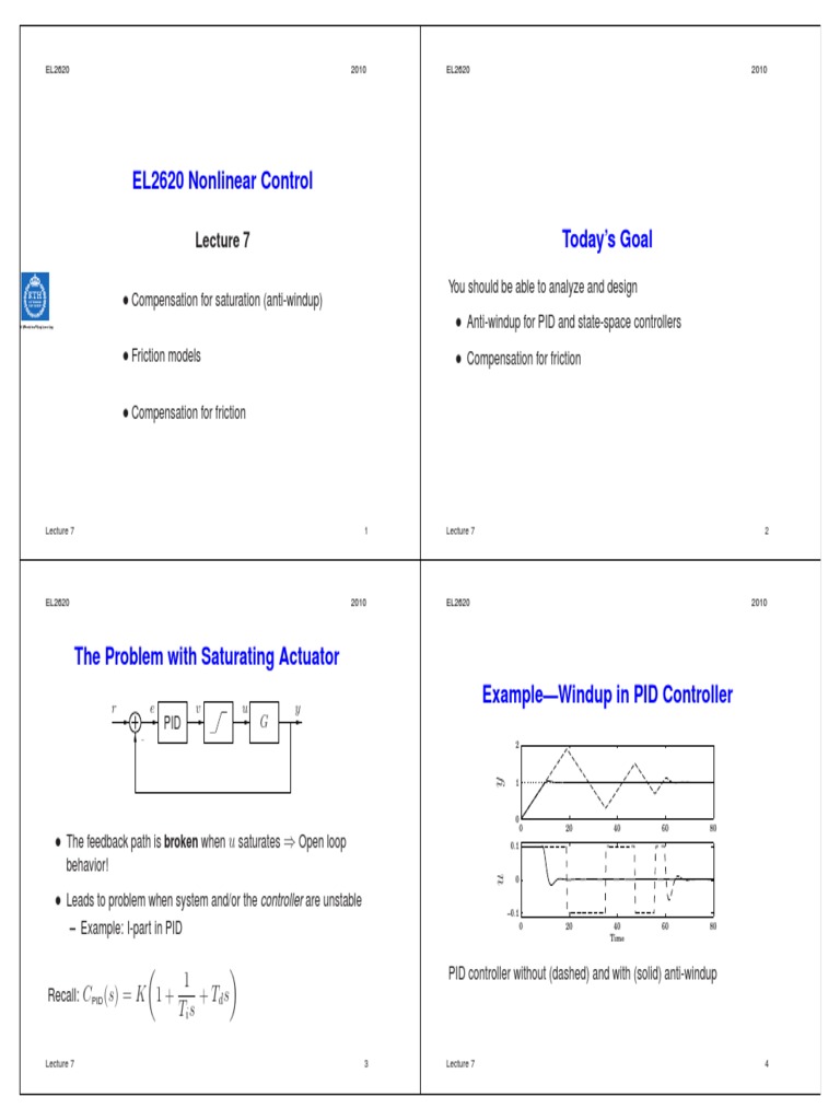 State Space Actuator Limitations | PDF | Control Theory | Systems Theory