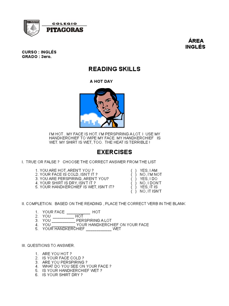 Reading Skills | PDF