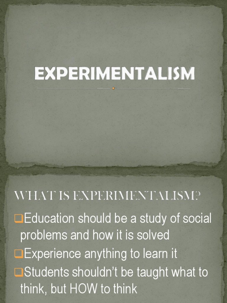 Experimentalism | PDF | Naturalism (Philosophy) | Free Will