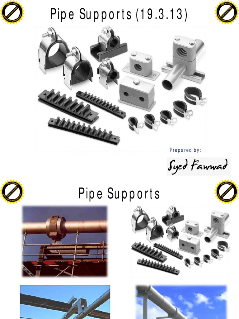 Pipe Supports Pdf Engineering Civil Engineering