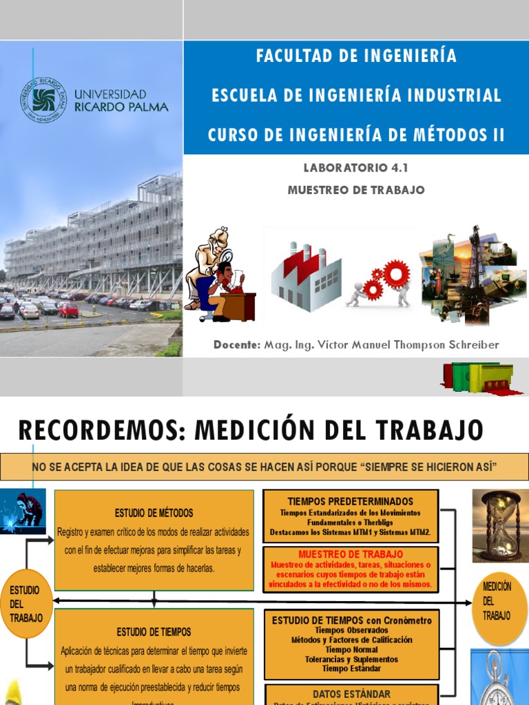 Muestreo De Trabajo Pdf Muestreo Estadísticas Estadísticas