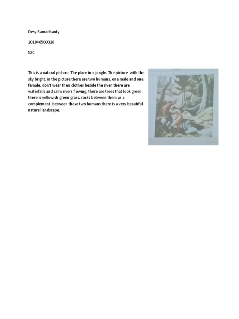 Descriptive Text | PDF | Landscape | Nature