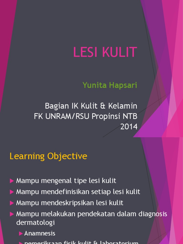Lesi Kulit & Pemeriksaan Laboratorium | PDF | Skin | Epidermis