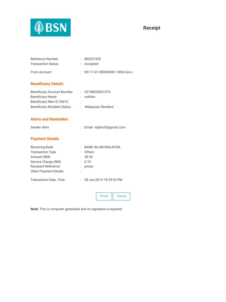 MyBSN - Transfer To Other Bank (Interbank GIRO) - Bank Simpanan ...