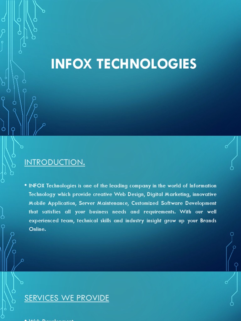iNFOX Technologies - Forex Trading | PDF