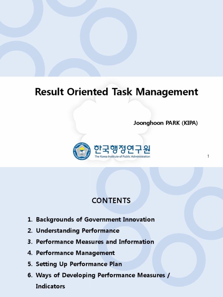 Result-Oriented Performance Management | PDF | Goal | Employment
