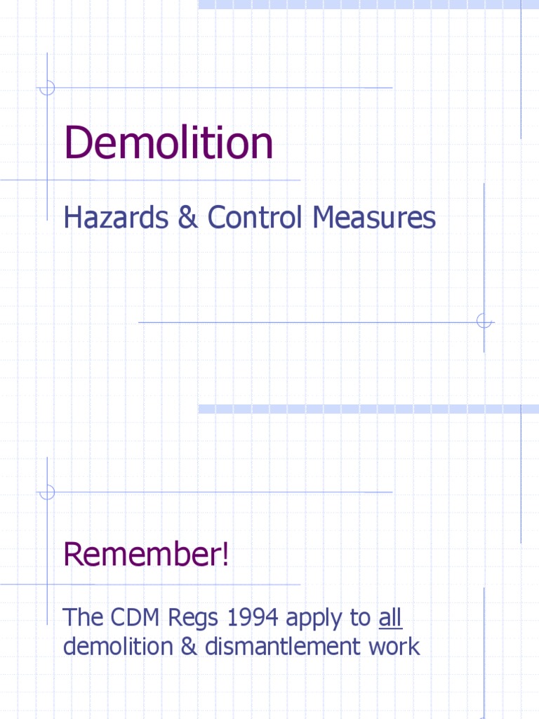 Demolition | PDF