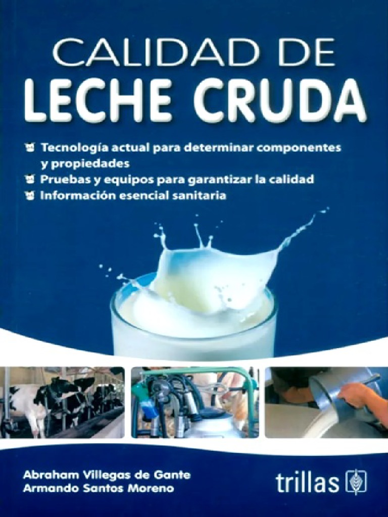 Calidad de Leche Cruda - Editorial Trillas | PDF