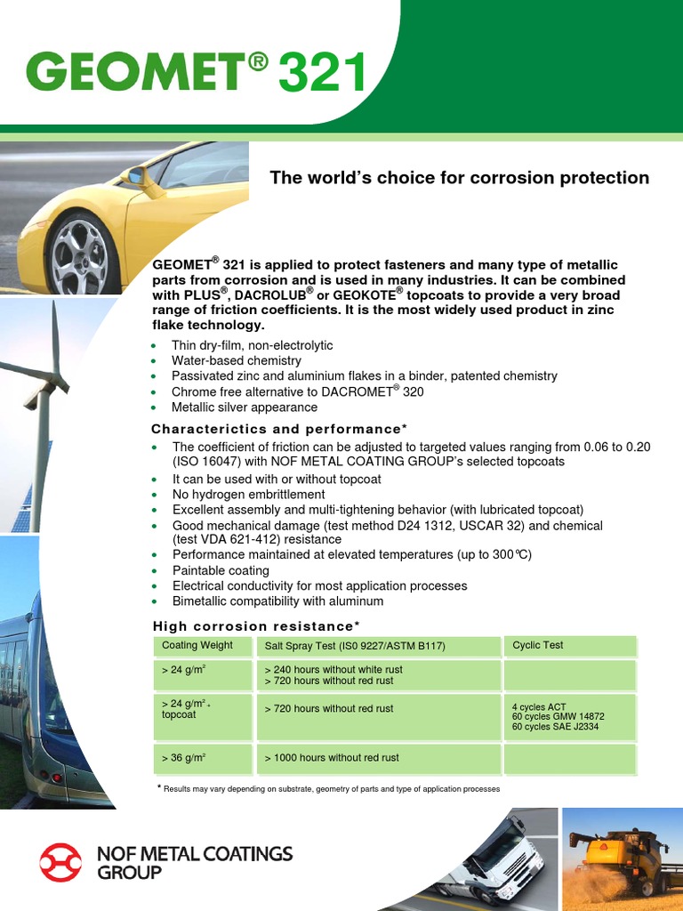 Geomet 321 | PDF | Industrial Processes | Chemical Substances