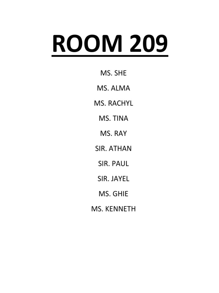 Tutorial Rooms | PDF