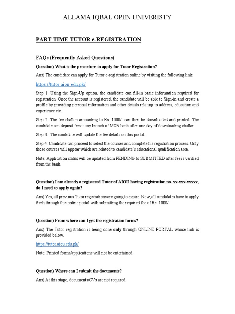 Faq PDF | PDF | Fee | Computing