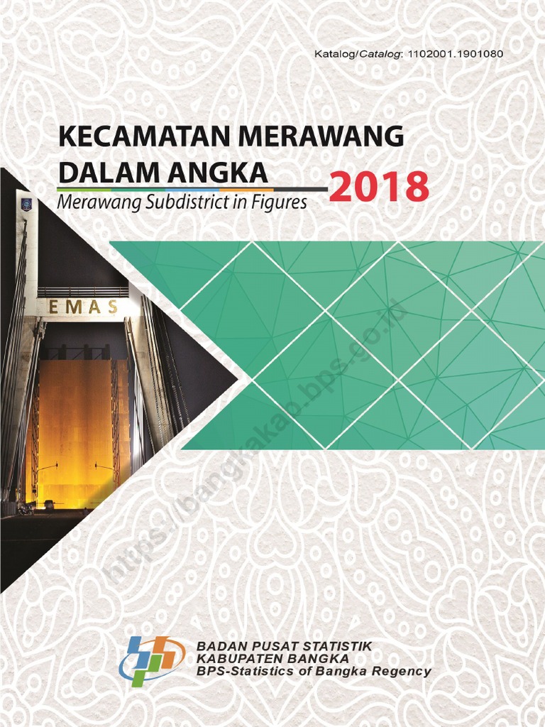 Kecamatan Merawang Dalam Angka 2018 Data BPS | PDF
