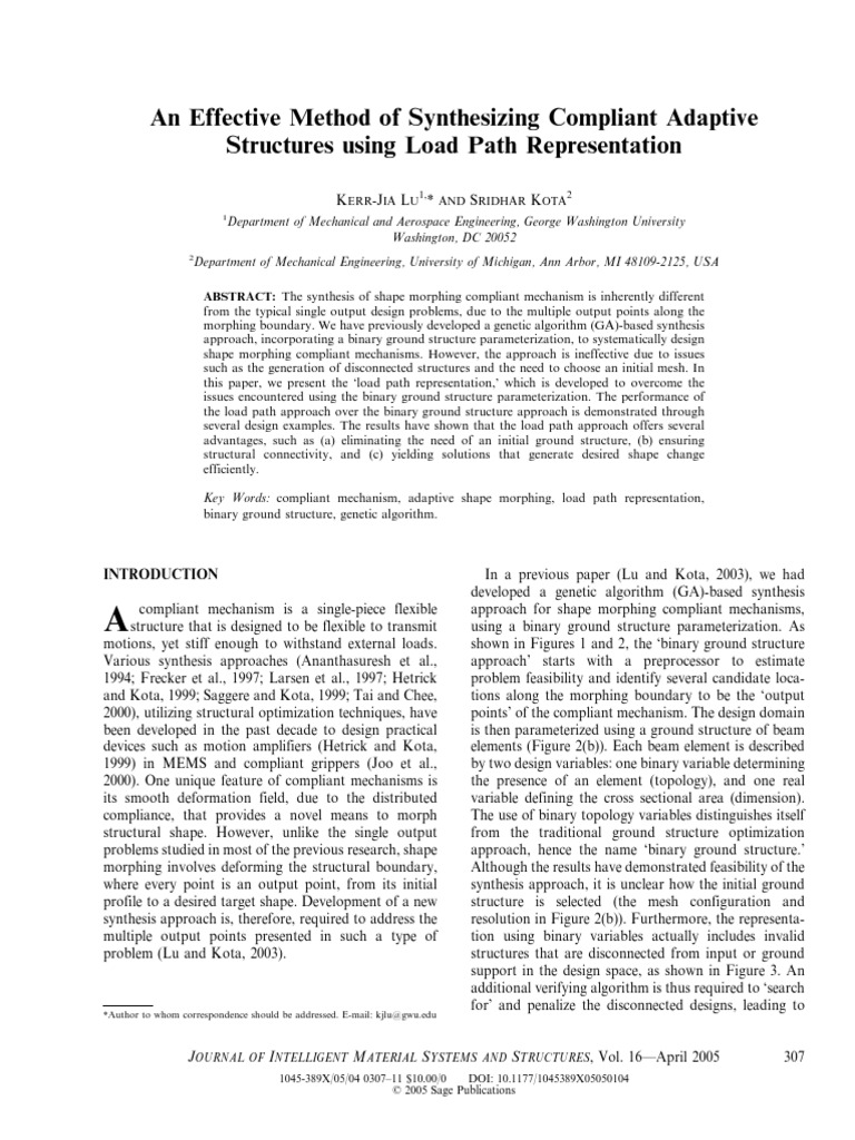 Adaptive Compliance Wing | PDF | Genetic Algorithm | Mathematical Optimization