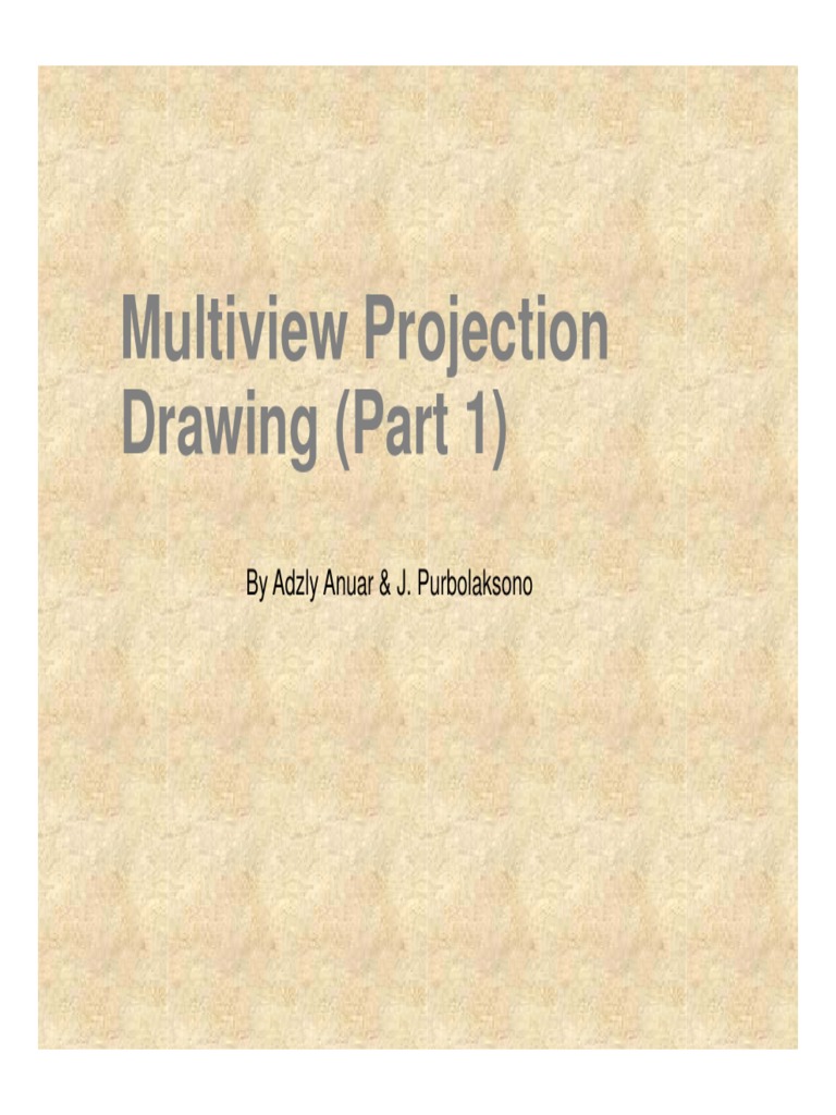06 Multiview Projection Drawing Part 1 | PDF | Geometry | Classical ...