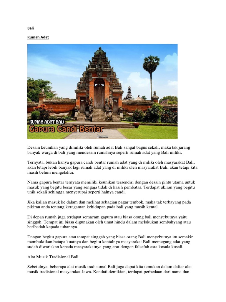 Mading Kearifan Lokal Bali | PDF