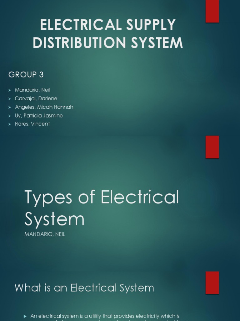 Types of Electrical Supply Systems | PDF | Fuse (Electrical) | Power Supply