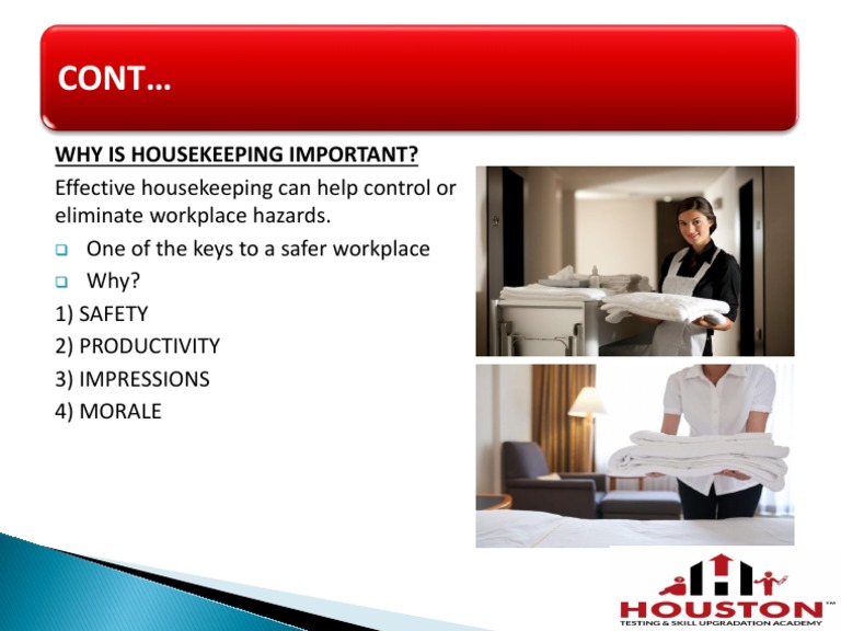 Importance of Effective Housekeeping | PDF