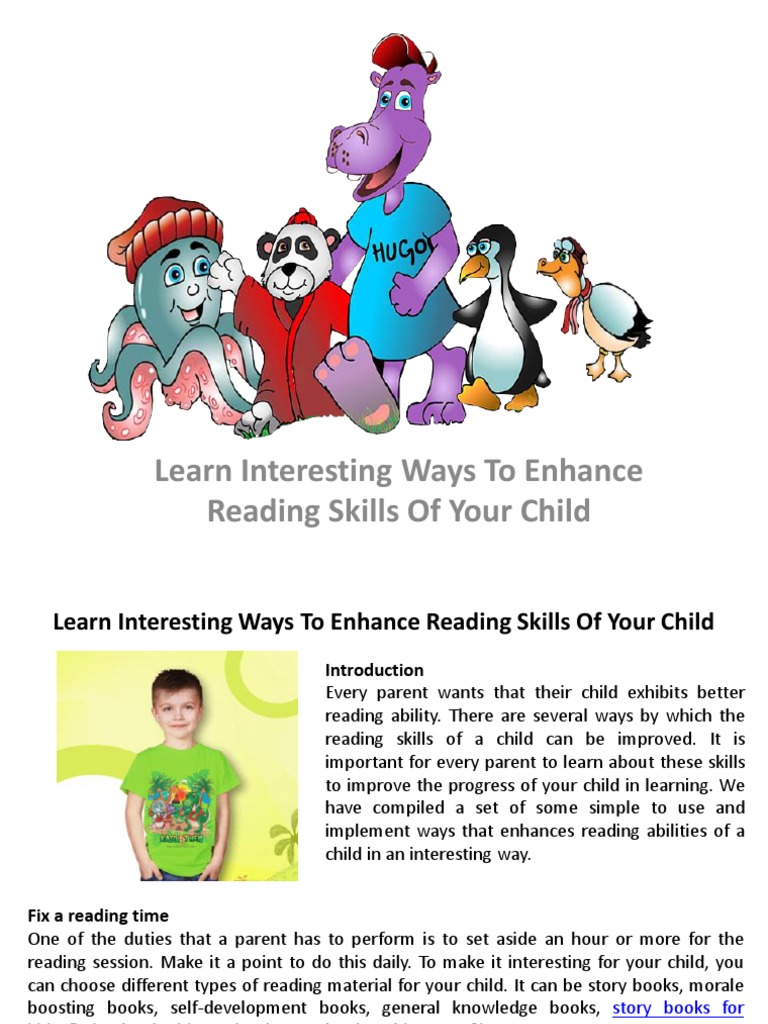 Story Books For Kids | PDF | Reading Comprehension | Learning
