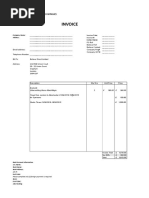 Non-VAT Invoice Sample for Self-Employed | PDF | Invoice | Payments