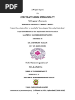 Project Report On CSR | PDF | Corporate Social Responsibility ...