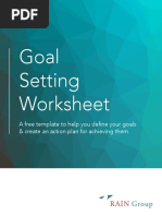 Zig Ziglar - Goal Setting Process Workbook | PDF | Goal Setting | Goal