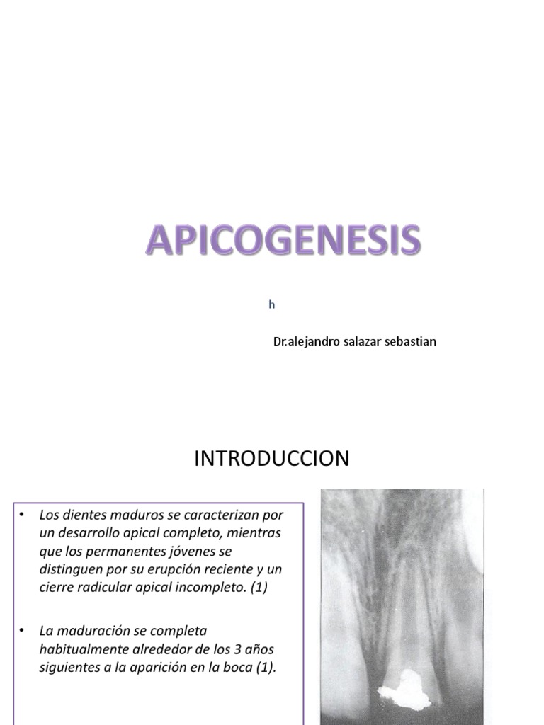 APICOGENESIS | PDF | Boca | Ciencias de la Salud