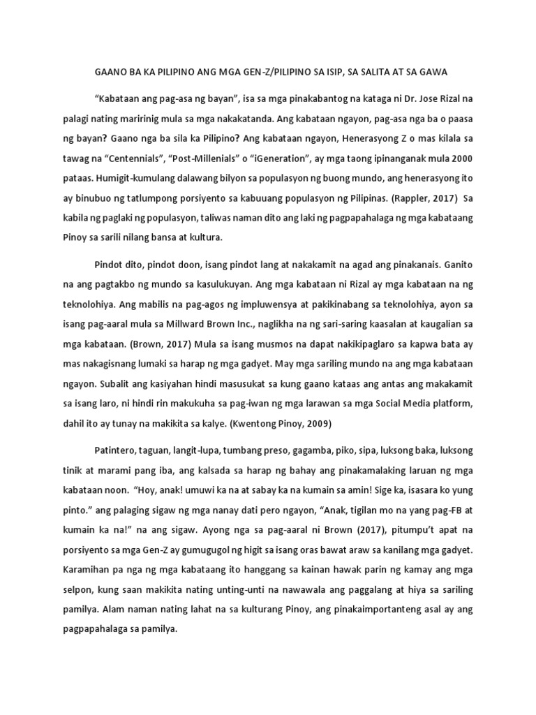 Akademikong Pagsusulat | PDF