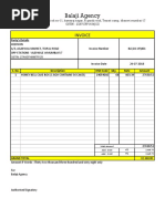 GST Cloth Invoice Template | PDF