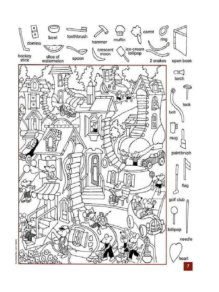 Cari Gambar Tersembunyi Bahasa Melayu