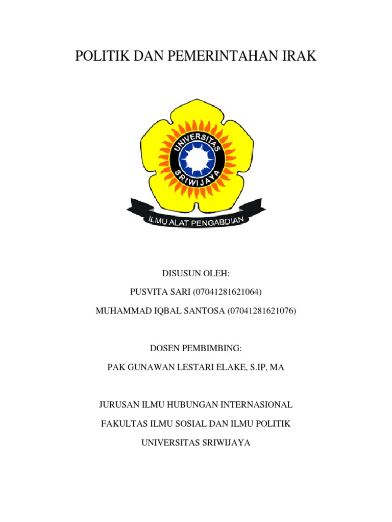Sistem Pemerintahan Federal Irak | PDF