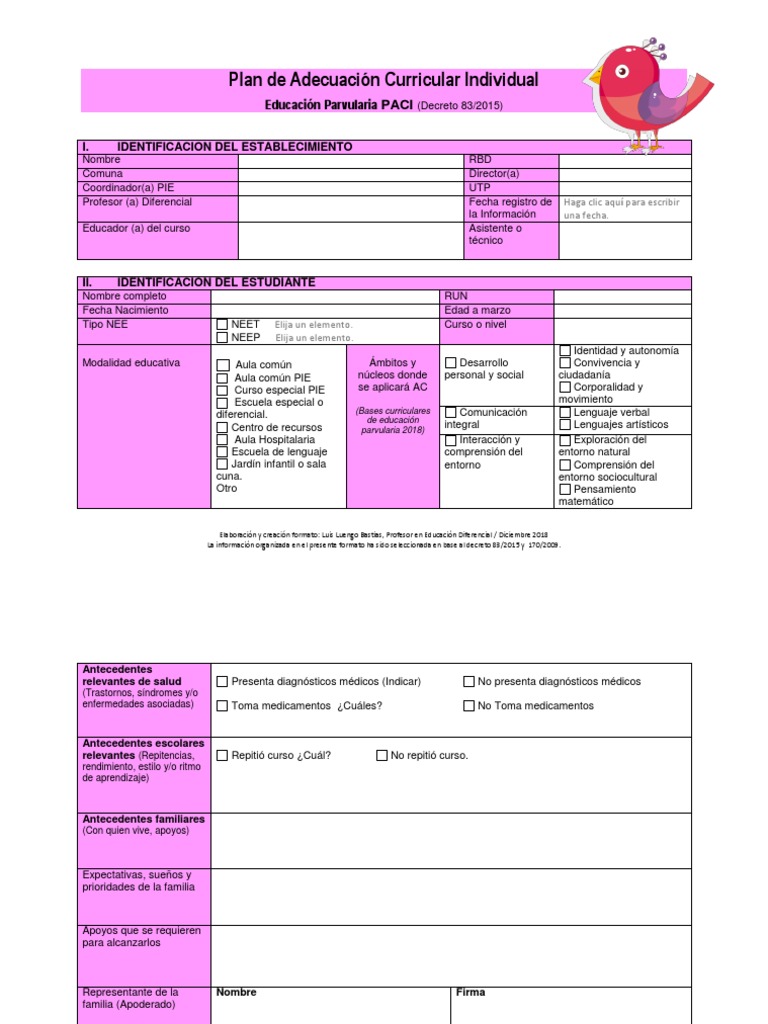 Paci 2.0 Educ - Parv. Transición | PDF | Aprendizaje | Educación de la ...